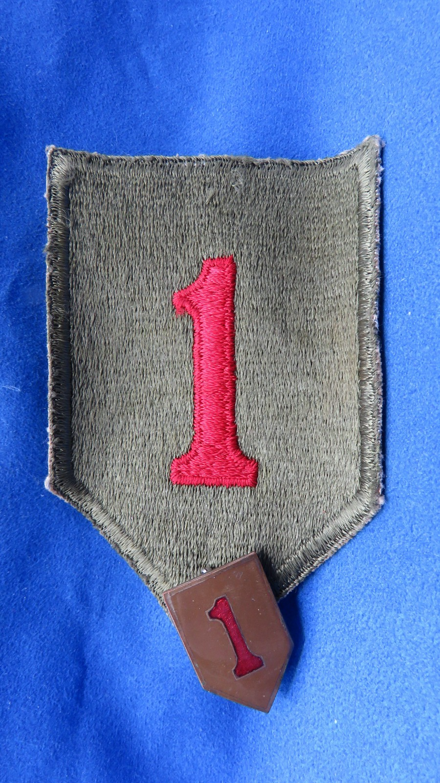 ORIGINAL 1st INFANTRY DIV PATCH AND PATCH TYPE PB DI | eBay