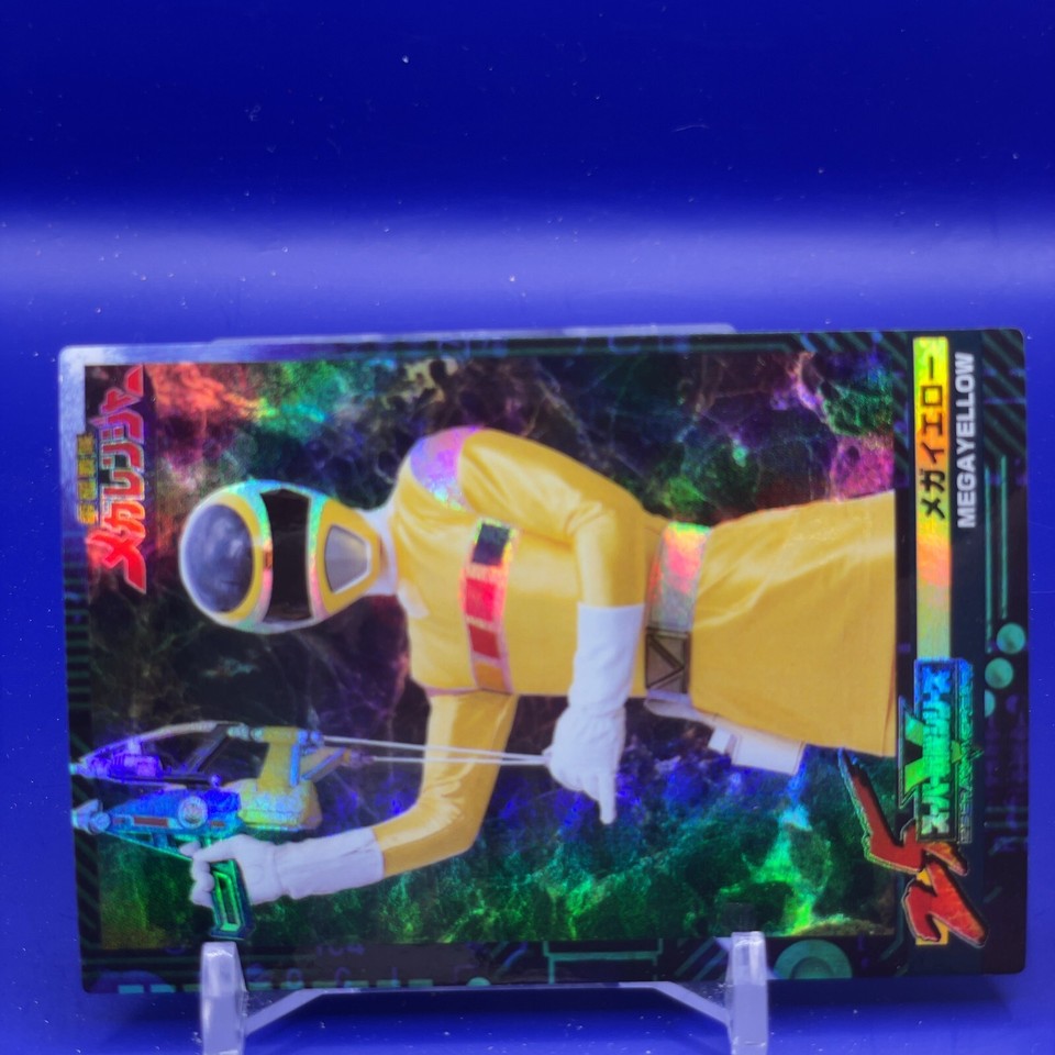 MEGA YELLOW - Super Sentai 25th Card - Denji Sentai Megaranger 1992 No ...