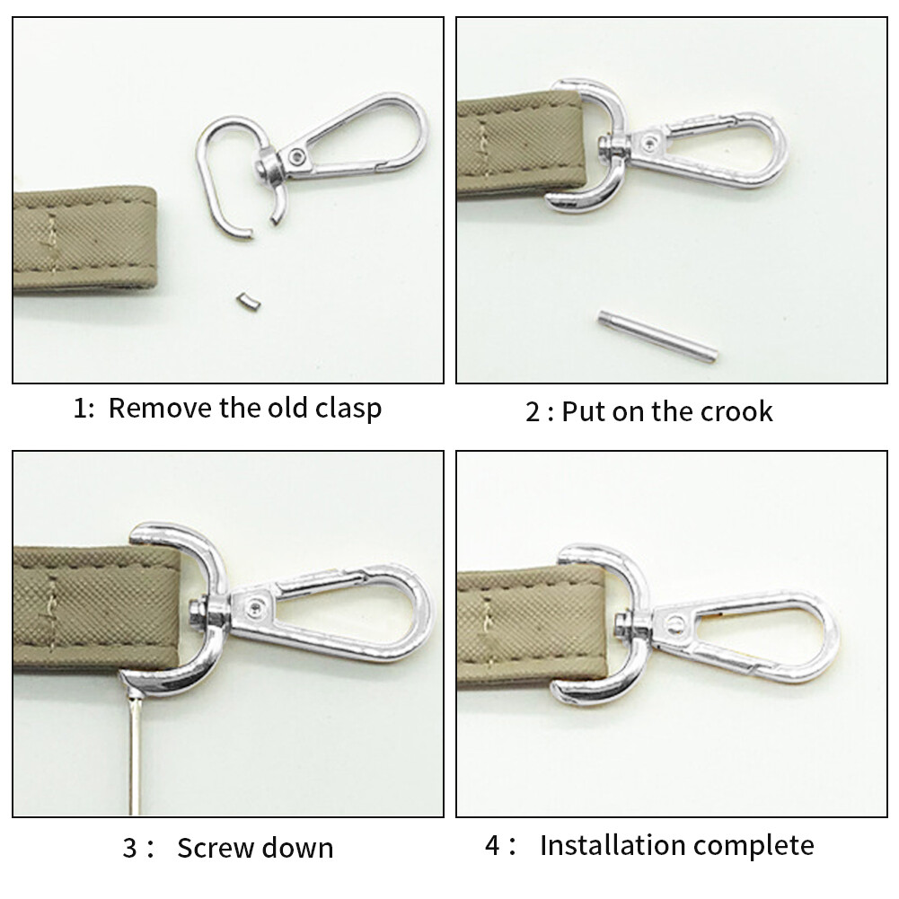 4pcs Carabiner Hook Small Screwdriver Keychain Mini With Swivel DIY ...