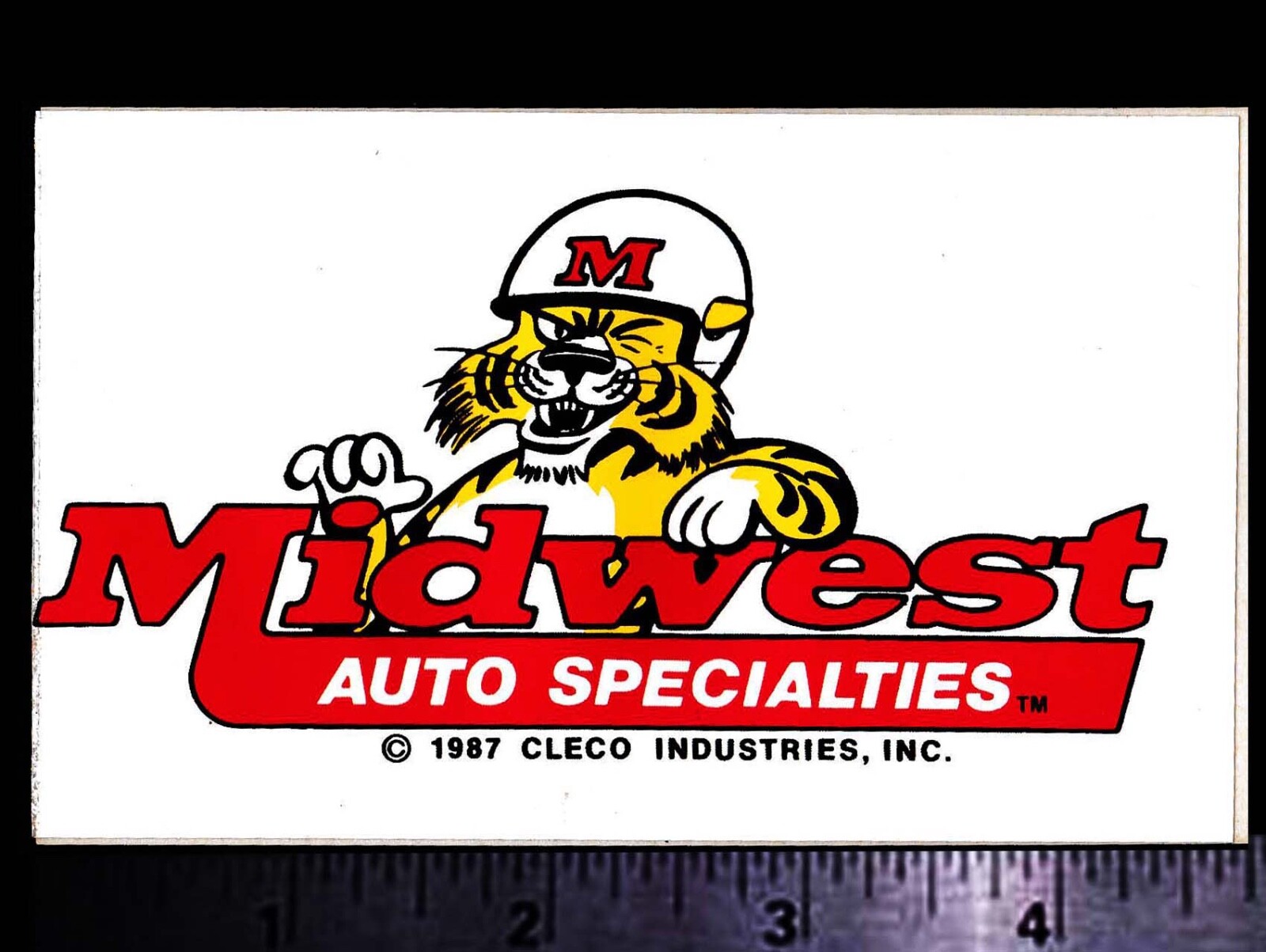 MIDWEST Auto Specialties - Original Vintage 1980’s Racing Decal/Sticker ...
