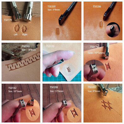 Stainless Steel Leather Craft Stamping Hammer Decorative Pattern Stamp ...