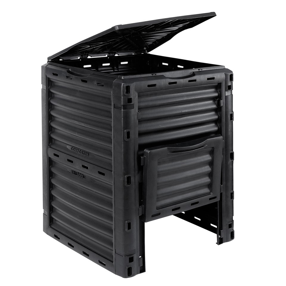 Compost Bin Kitchen Garden Waste Bin Composter Tumbler 18.5/37/43/80 ...