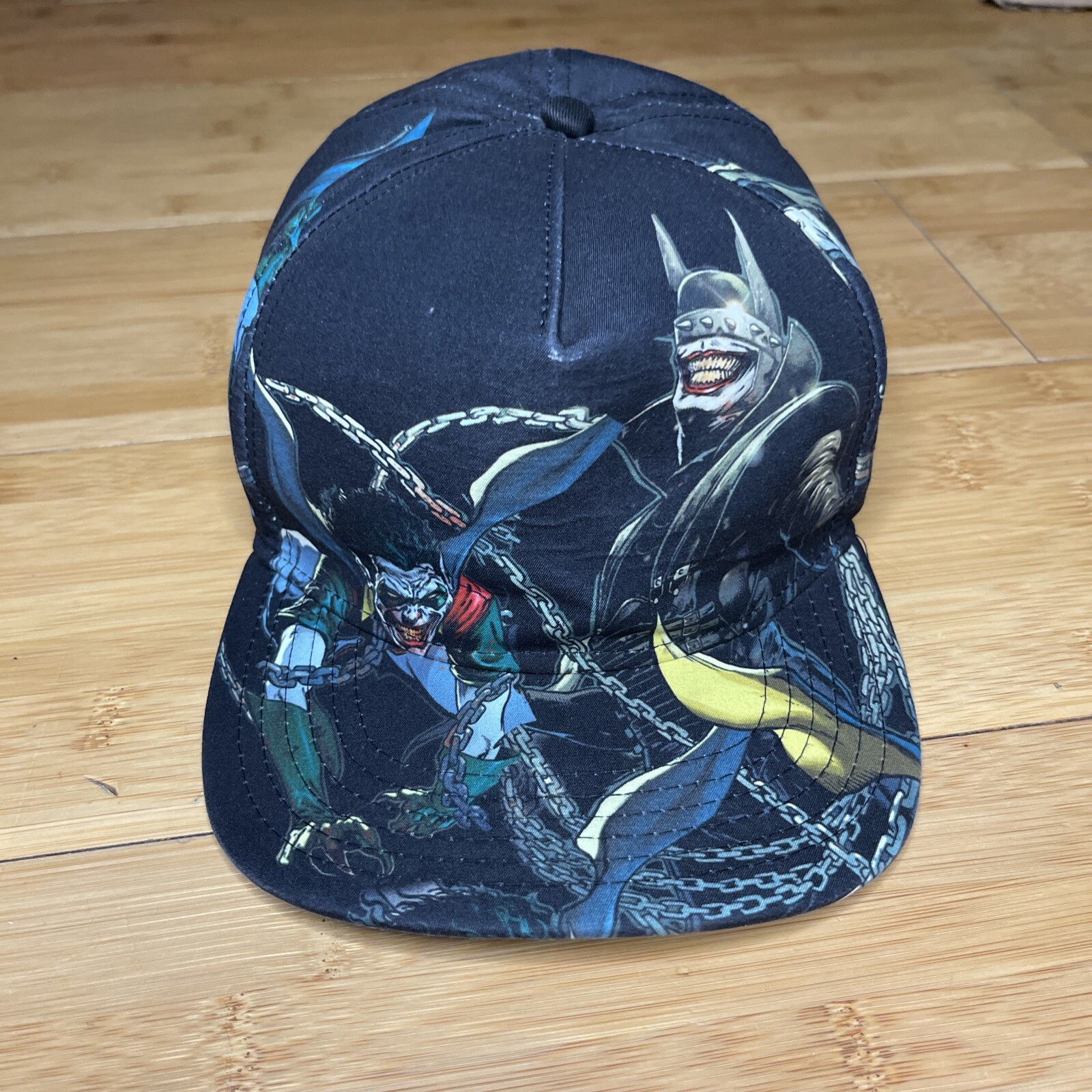 DC Comics Batman Who Laughs A-Frame Snapback Hat Cap … - Gem