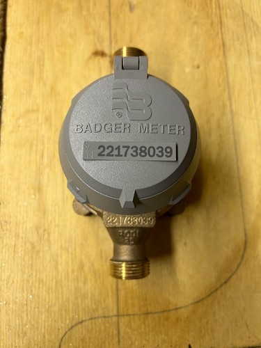 Badger Water Meter Recordall Model 25, 5/8x3/4, Gallons | eBay