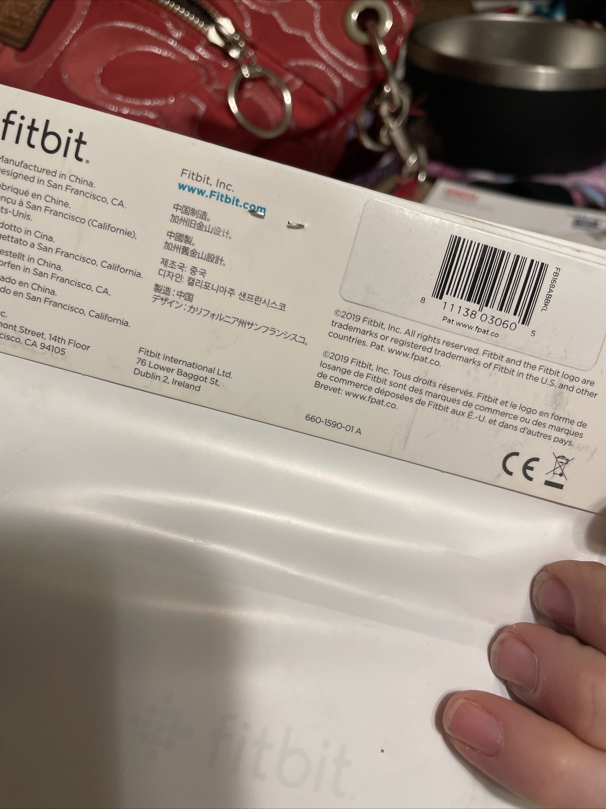 Fitbit Black Replacement Bands Lot Of 2 Large & Small 2019 New In ...