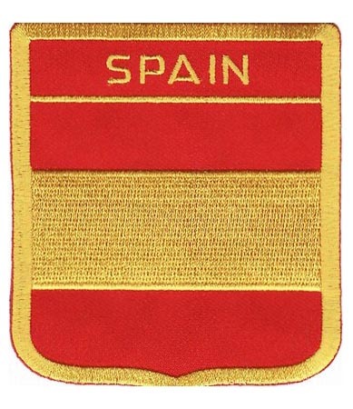 Spain Flag Shield Patch, Country Flag Patches | eBay