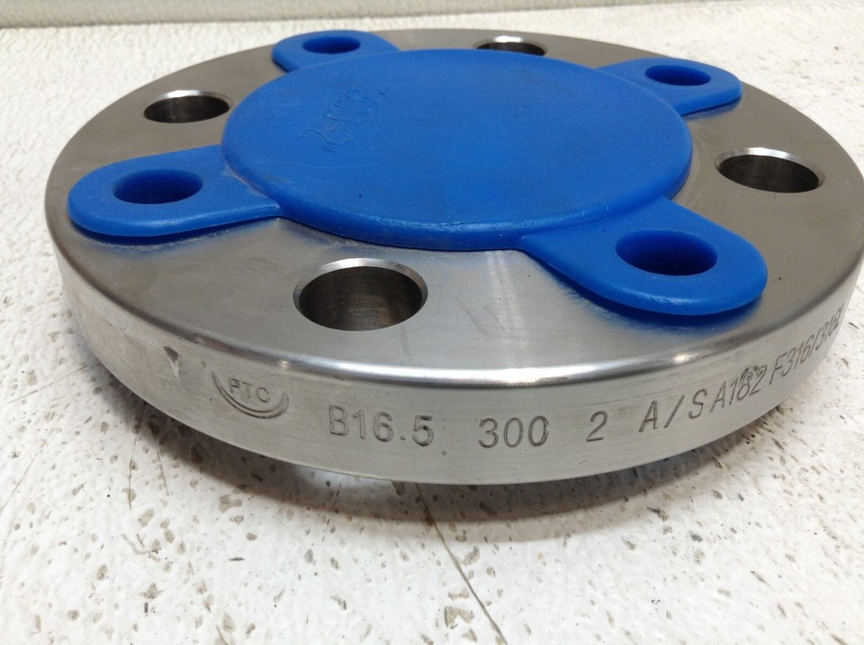 Grainger B16.5 300 Steel Pipe Flange 2 A/SA182 F316/316L HS26A4 New ...