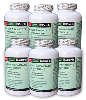 6 Btls EZorb Calcium Powder, an Elixir Industry Product. Your Savings ...