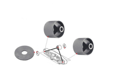 FOR TOYOTA ESTIMA HYBRID 06-2014 REAR DIFFERENTIAL SUPPORT DIFF ARM ...