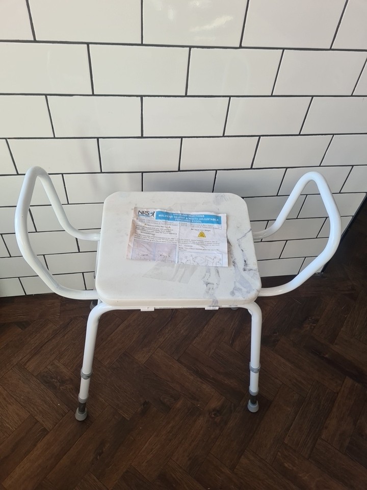 Aidapt Shower Stool Bathing Chair for Elderly and Disabilities Seat With Handles | eBay UK