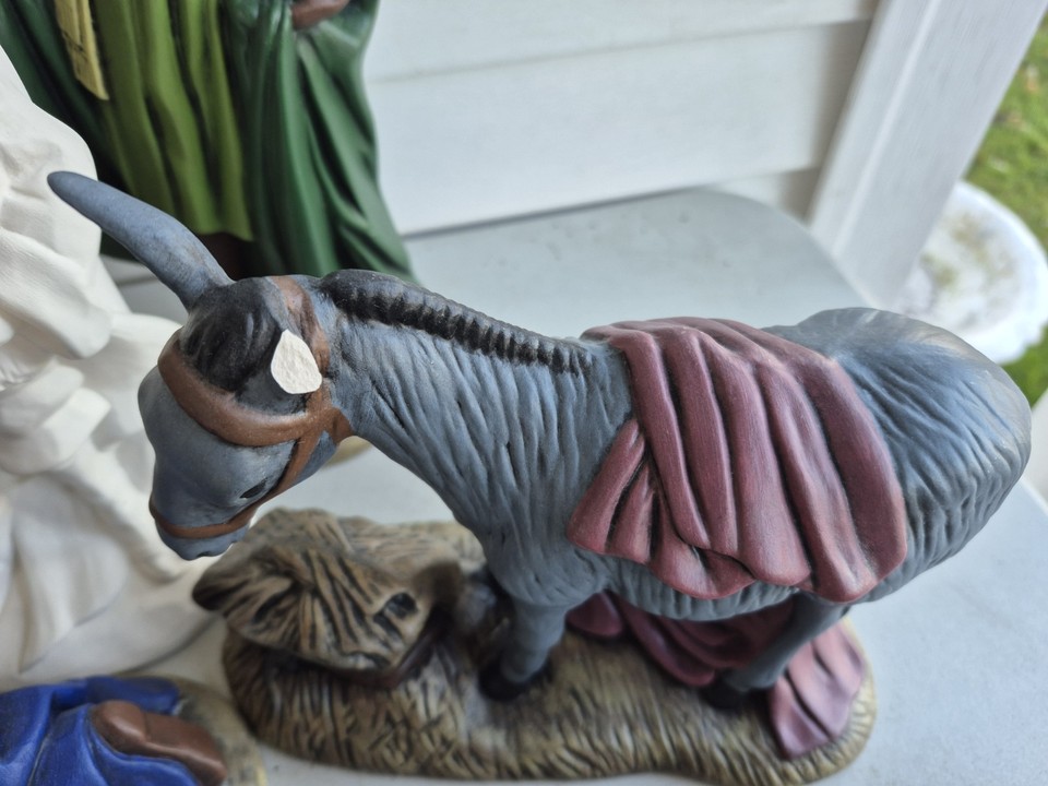 VINTAGE ATLANTIC MOLD NATIVITY SET Ceramics,handmade | eBay