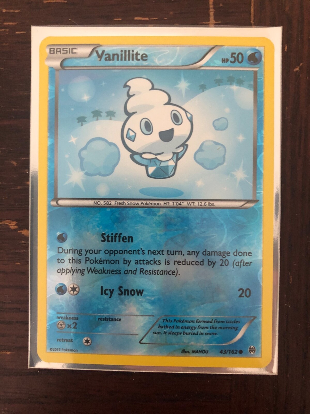 Vanillite pokemon card reverse holo (single) | eBay