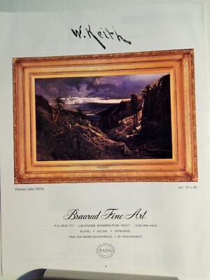 W KEITH ART PIECE VTG ORIG 1996 ADVERTISEMENT | eBay