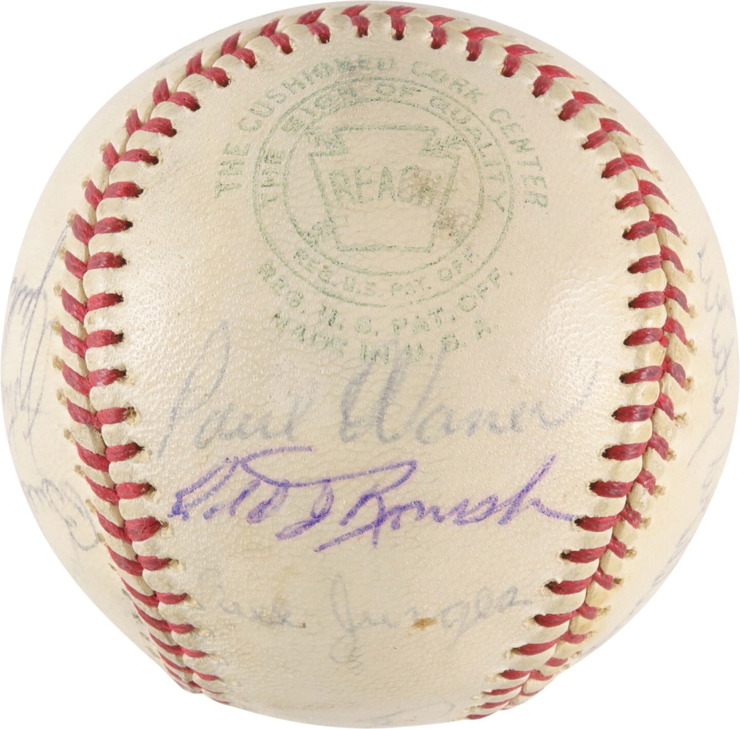 Jackie Robinson Paul Waner 1962 Old Timers Day HOF Multi Signed ...