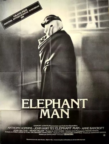 John Hurt Anthony Hopkins THE ELEPHANT MAN David Lynch 1980 FRENCH ...