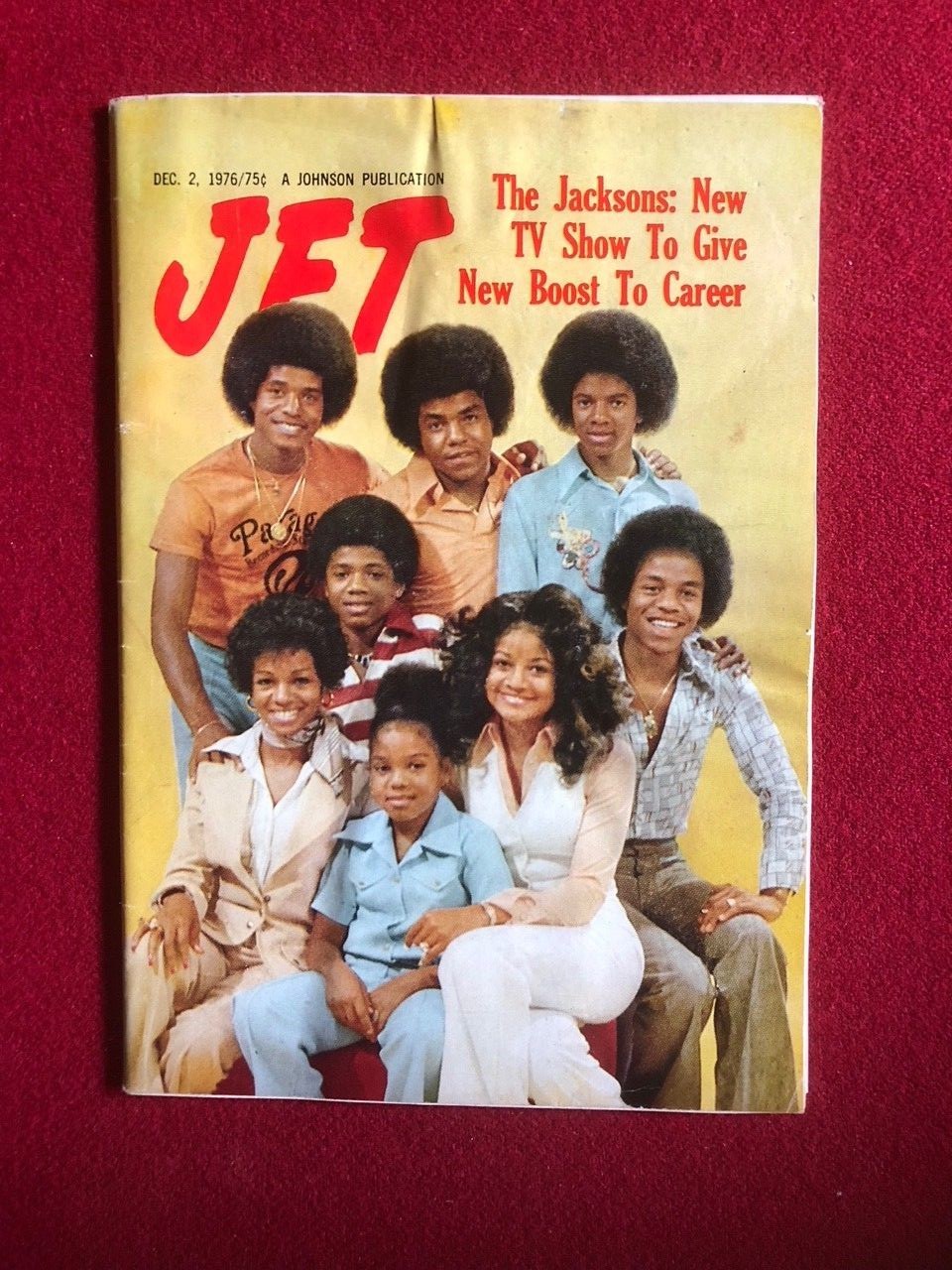 1976, Michael Jackson (The Jacksons), "JET" Magazine (No Label) Scarce ...