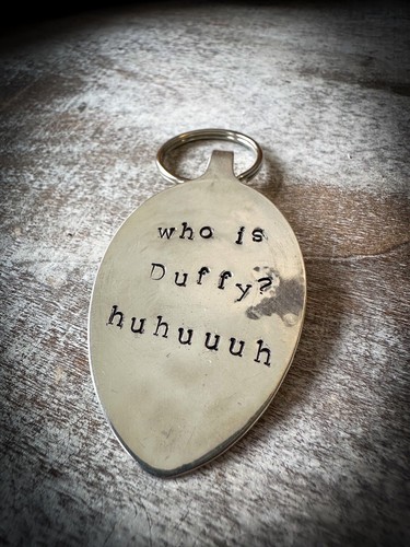 Handmade Sterling Silver Antique Spoon Grimes Who Is Duffy Keychain 6 ...