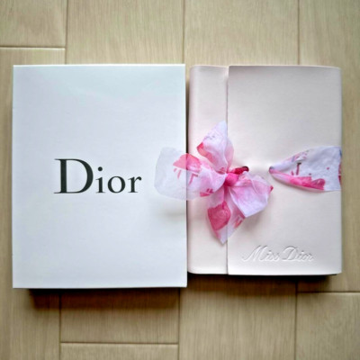Christian Dior Miss Dior Notebook Notepad Pencil Pink flower NEW JAPAN ...