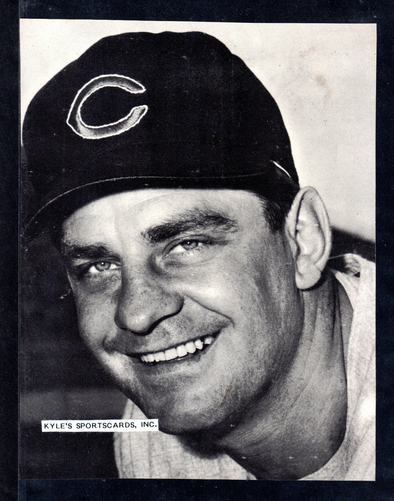 1955 Ted Kluszewski REDS UNSIGNED 7-3/8 x 9-1/2 ORIGINAL B&W MAGAZINE ...