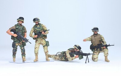 PreSale ProPainted 1:35 Set US Marines USMC Infantry 04 figures, Iraq ...