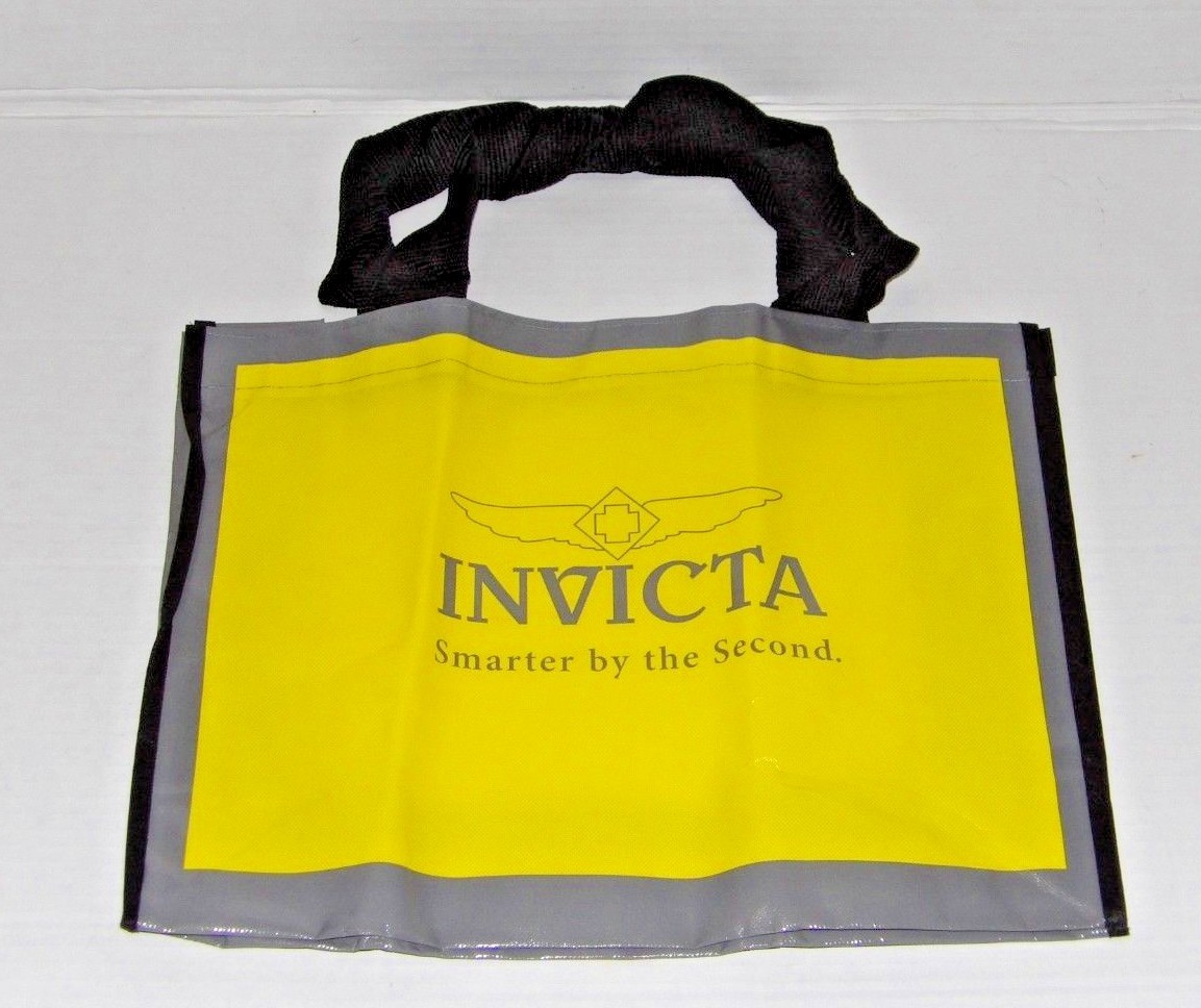 Invicta Yellow plastic bag tote shopping storage bag. Smarter by the ...