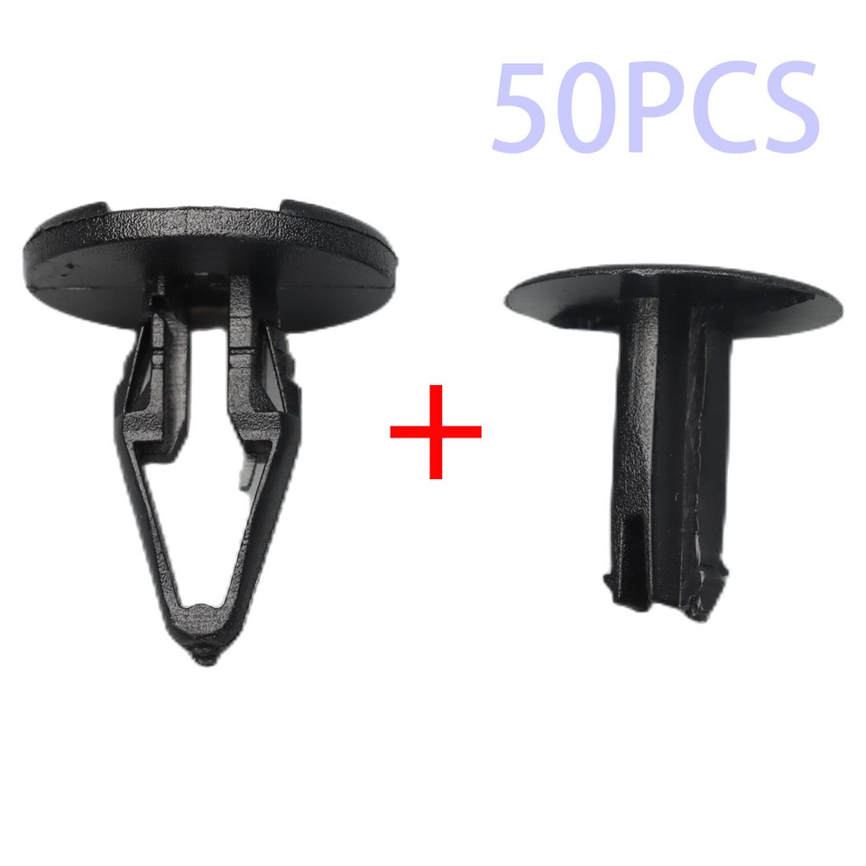 50 Pcs Fender Liner Clip Cowl Vent Retainer Push in Fastener Pin for ...