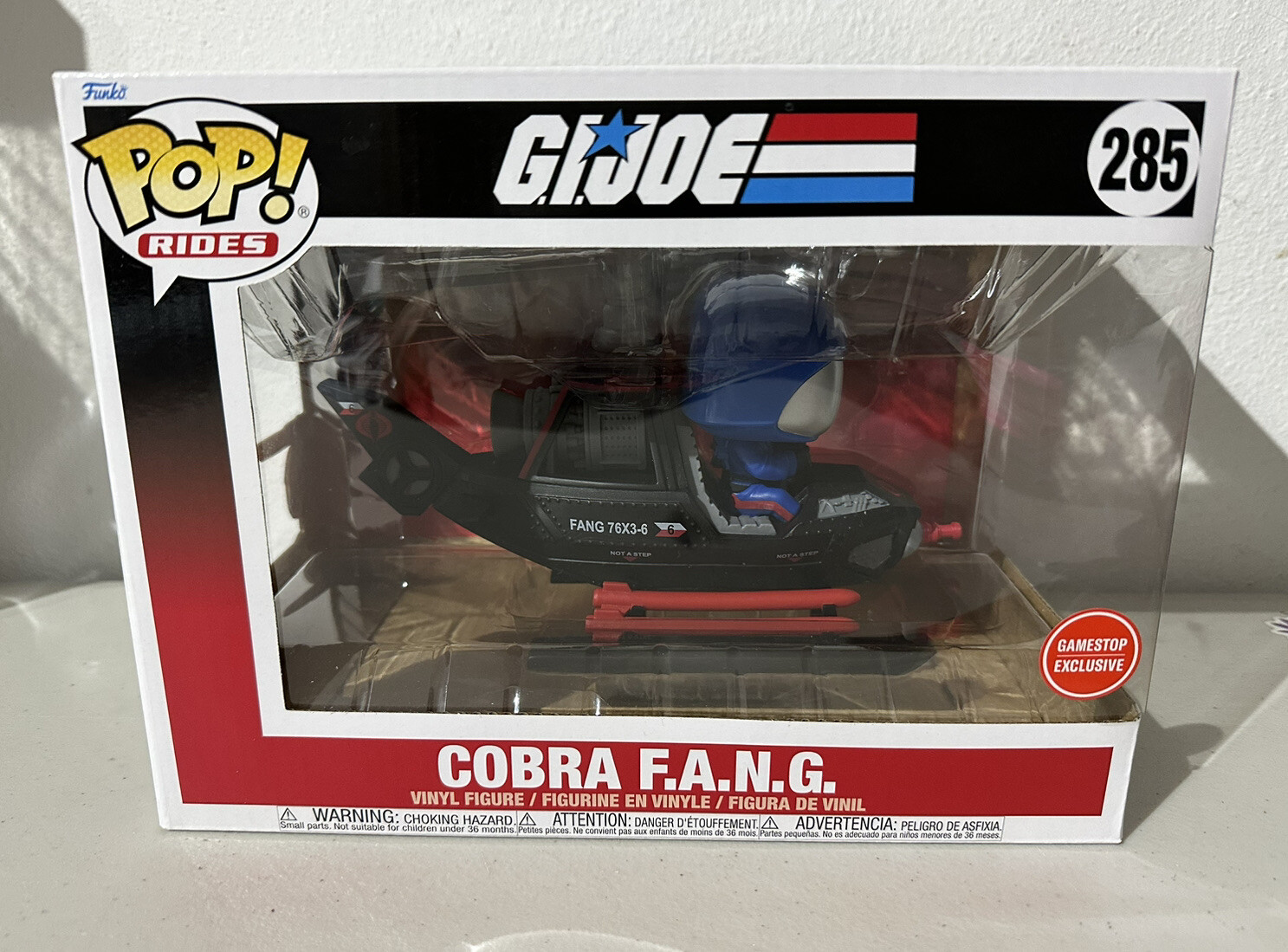 FUNKO POP RIDES GI JOE COBRA F.A.N.G. #285 GAMESTOP EXCLUSIVE COBRA ...