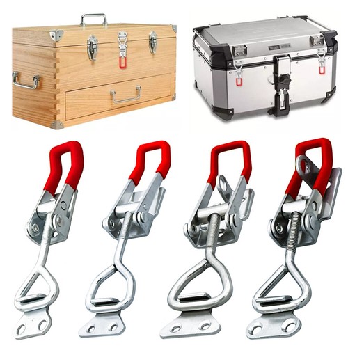 Heavy Duty Steel Toggle Hasp Adjustable Locking Clamp For Boxes Case ...