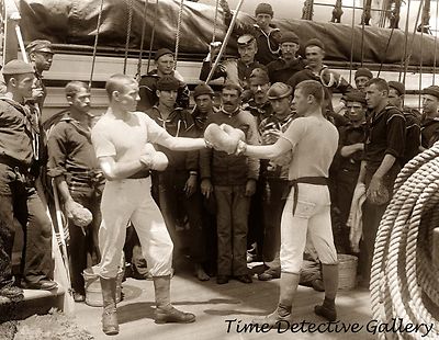 U.S. Navy Boxers - Boxing Match - 1890 - Historic Photo Print | eBay
