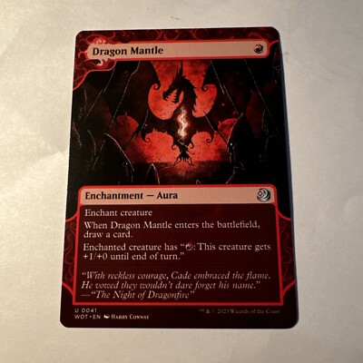 Magic the Gathering Dragon Mantle Enchanting Tales MTG Free Shipping ...