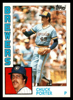 1984 Topps Chuck Porter #452 Milwaukee Brewers | eBay