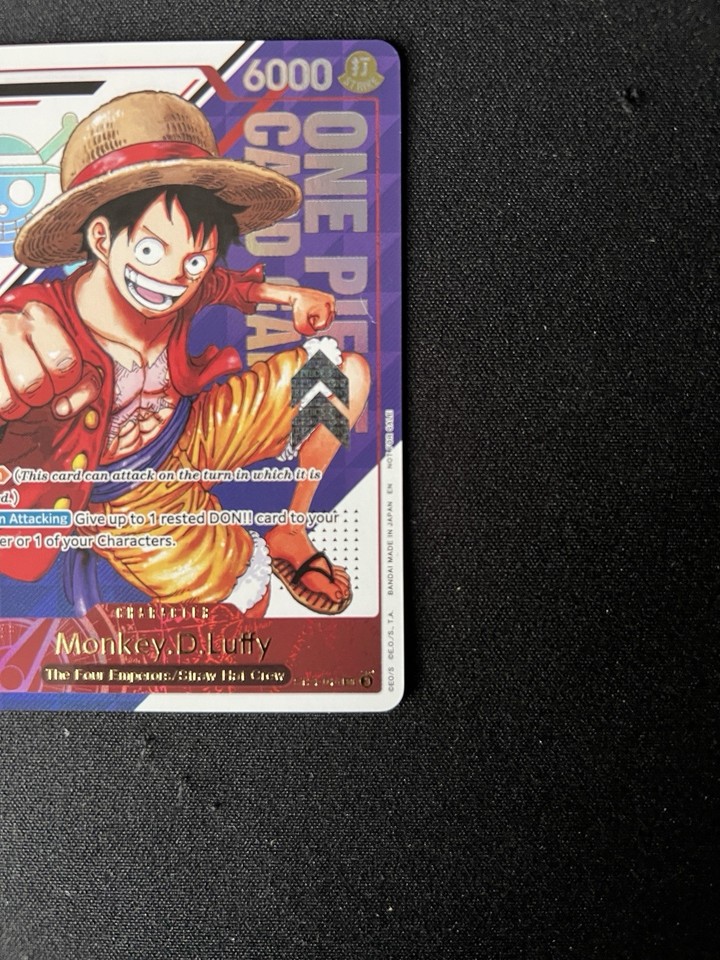 One Piece TCG Monkey.D.Luffy ST21-014 OP13 Treasure Campaign Pack Card ...
