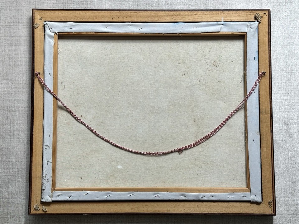 C. Inness Clara Inness Original Oil Painting Of Forest Cottage On The ...