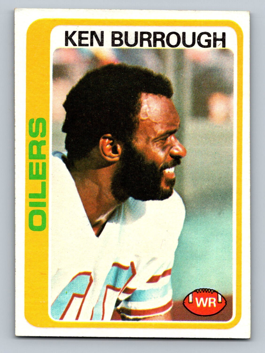 Ken Burrough 1978 Topps #37 Houston Oilers Football Card | eBay