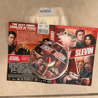 Lucky Number Slevin (DVD, 2006) No Case No Tracking #AD650 796019794824 ...