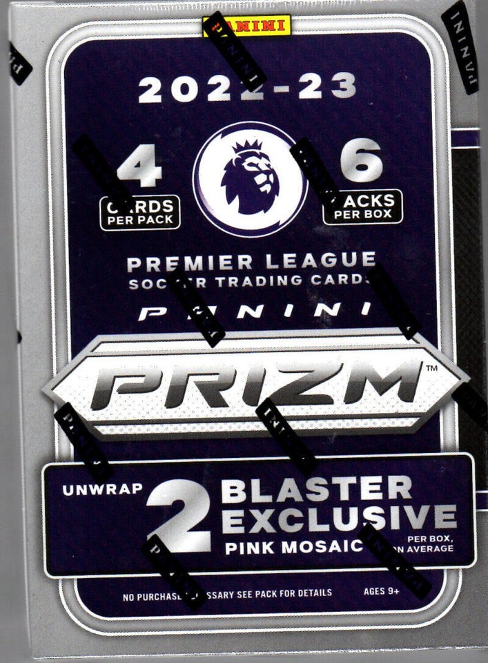 2021-22 Panini Prizm Premier League Soccer Factory Sealed Blaster Box ...