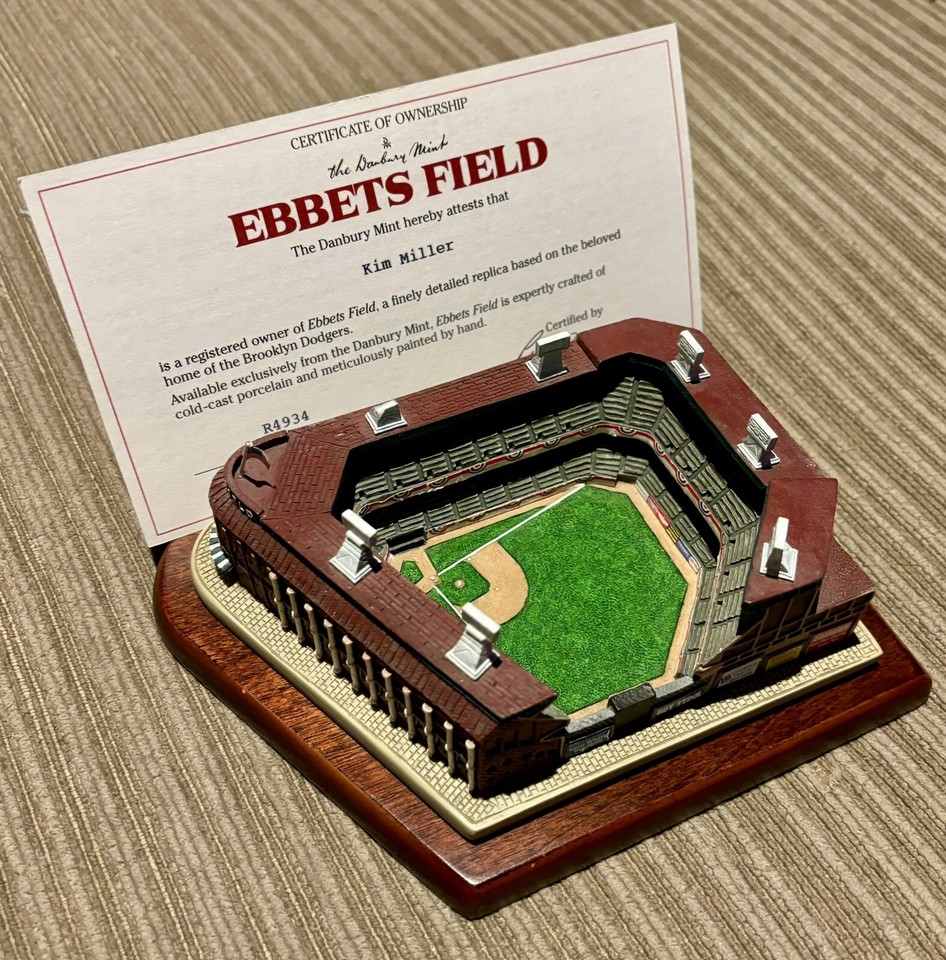Danbury Mint Ebbets Field Brooklyn Dodgers Replica Rare! | eBay