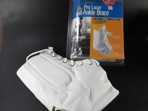 Cramer Pro Lacer Ankle Brace, L, White, NEW (D, JB) | eBay