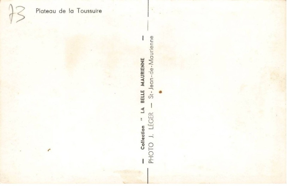 73 Saint Jean De Maurienne Ag #MK412 Plateau De La Toussuire | eBay