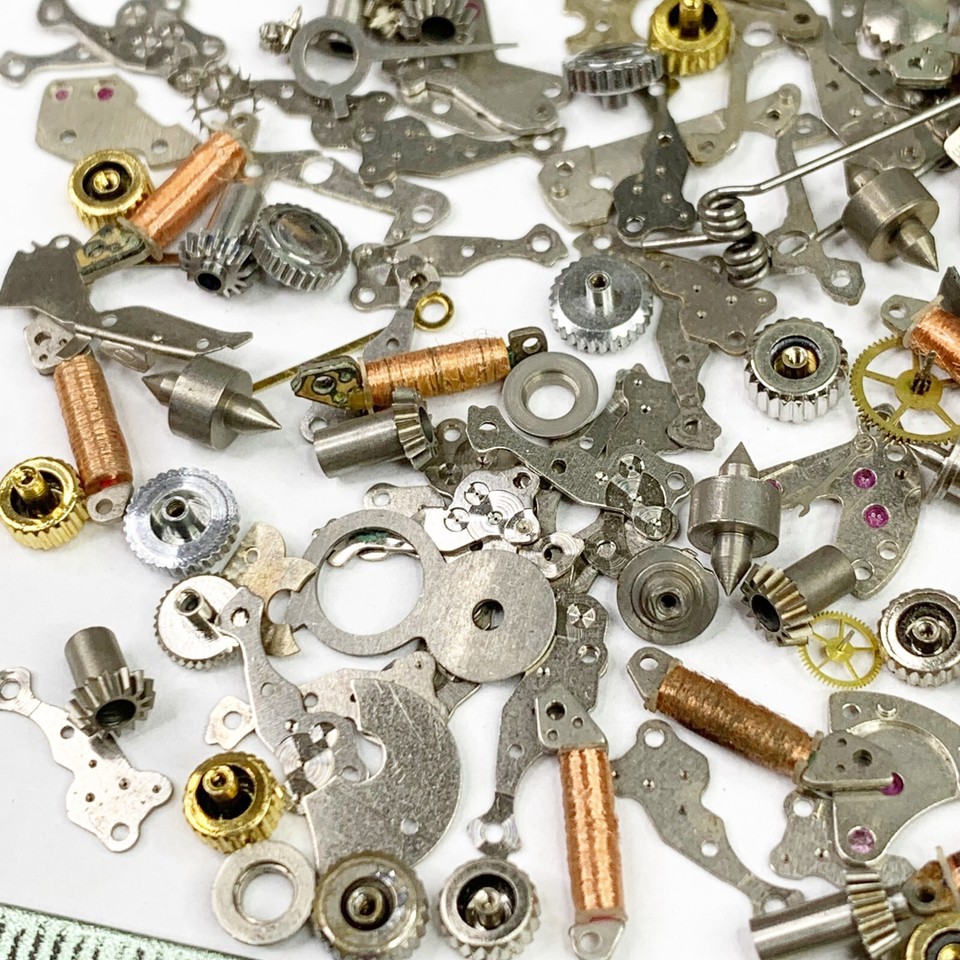 30 Grams Watch Parts Steampunk Crowns Wheel Gears Watchmaker Repair Lot ...