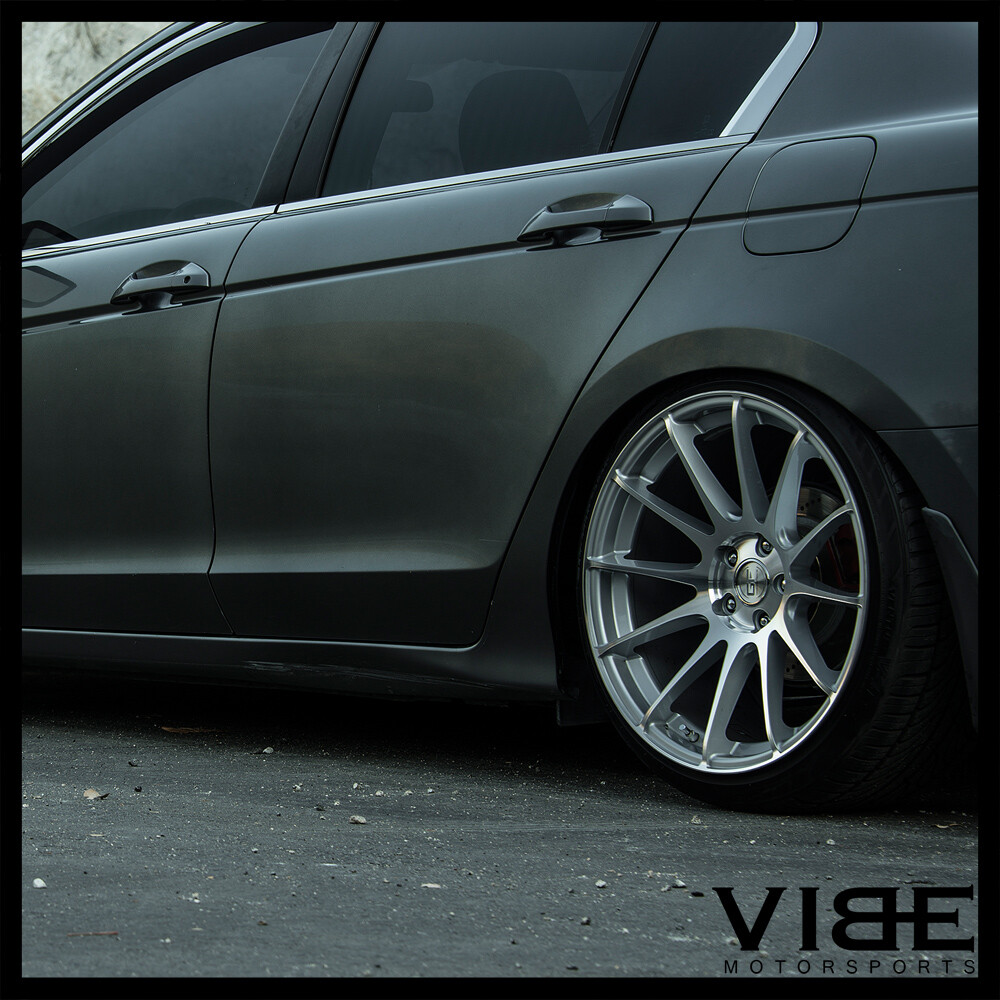 19" MRR GROUND FORCE GF6 SILVER CONCAVE WHEELS RIMS FITS TOYOTA CAMRY ...