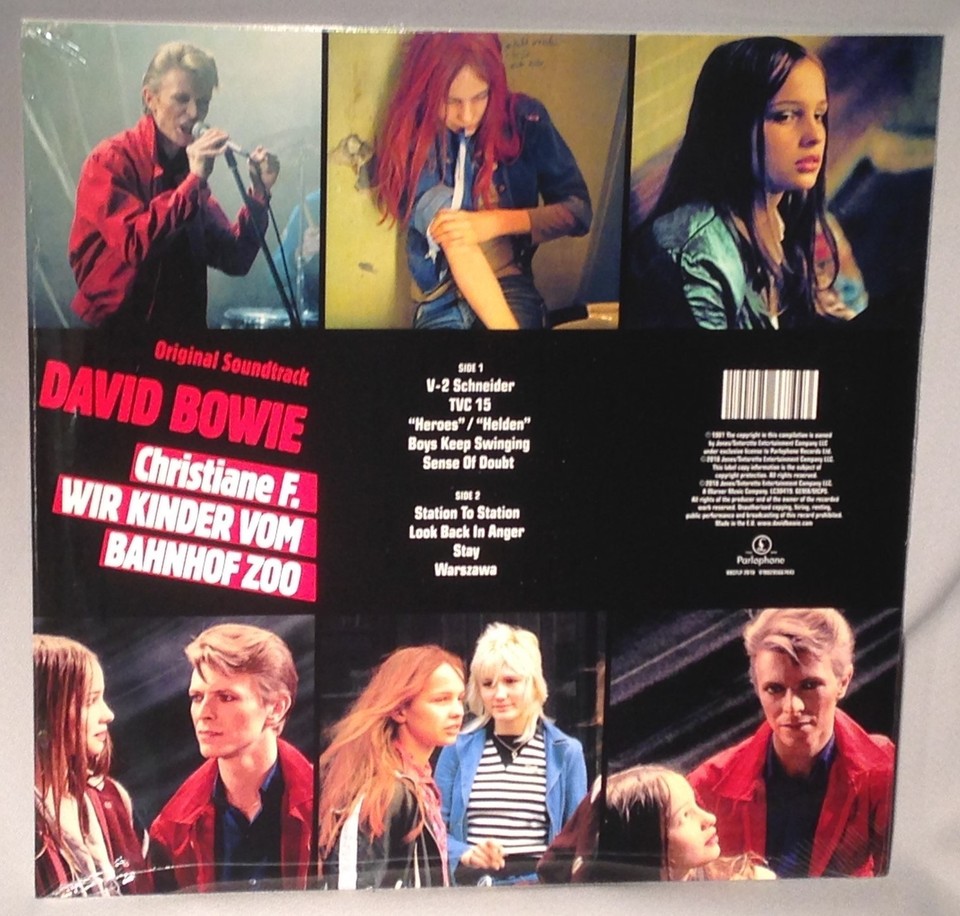 LP DAVID BOWIE Christiane F. Soundtrack (180 gram Ltd RED vinyl, 2018 ...