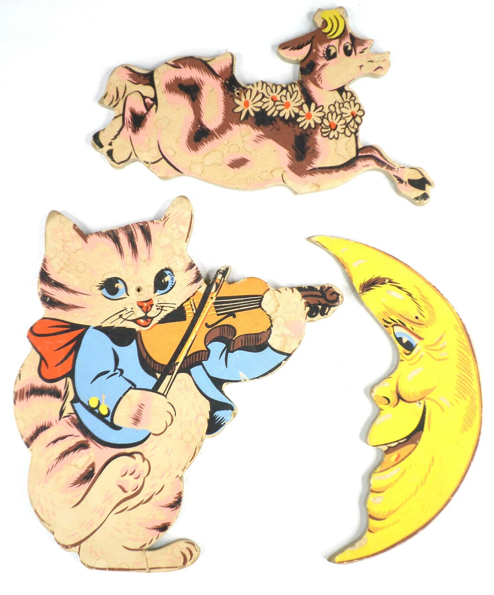 The Cow Jumped Over The Moon Clip Art