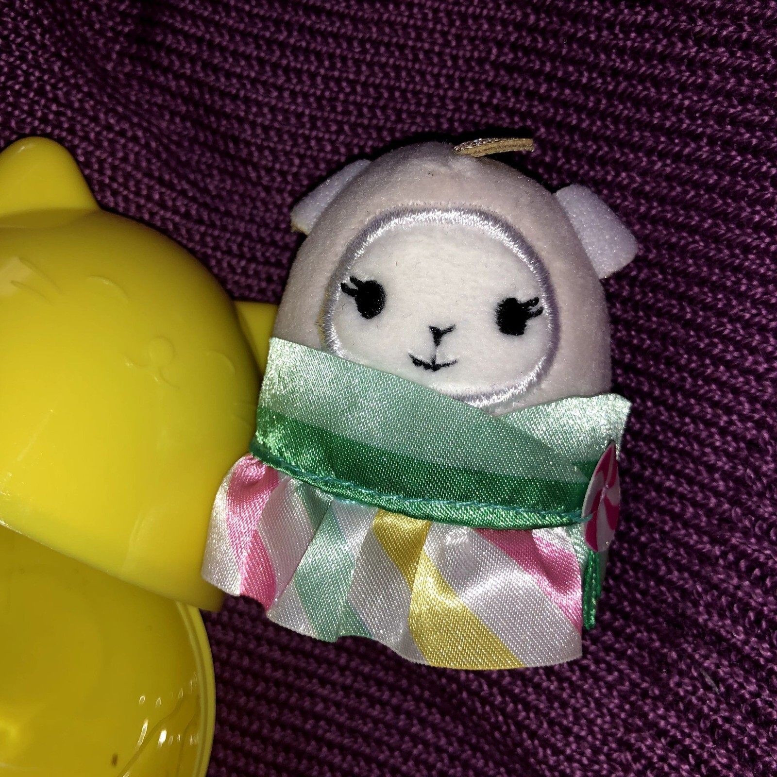 Squishmallow Squishville Libby the Llamacorn Llama with Lollipop Striped Dress | eBay