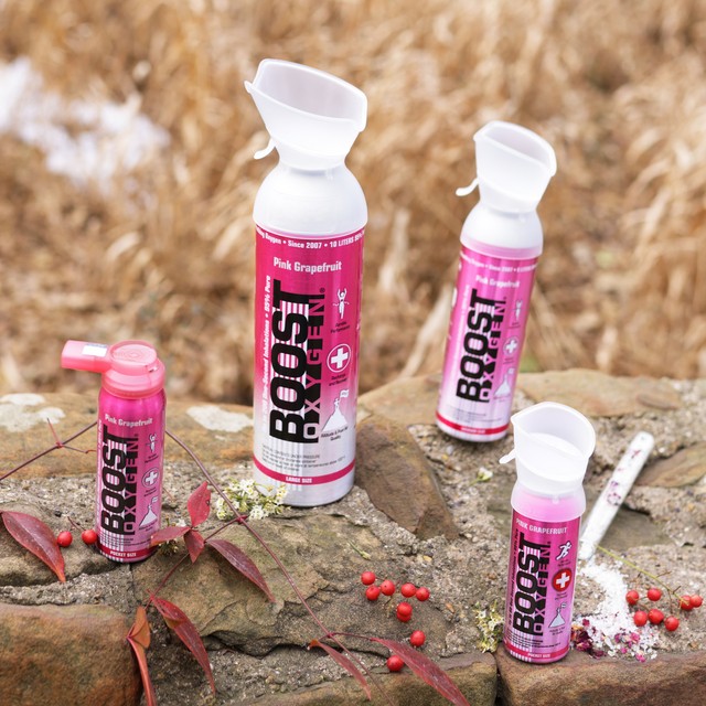 Boost Oxygen Natural Pure Oxygen Canister 5 Liter - 4 Pack for sale ...