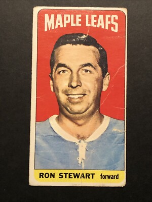 1964-65 Topps Hockey #99 Ron Stewart Toronto Maple Leafs Tallboys | eBay
