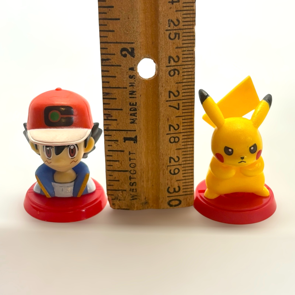Pikachu Ash Pokemon Miniature 1.5 inch Choco egg Mini Figure | eBay