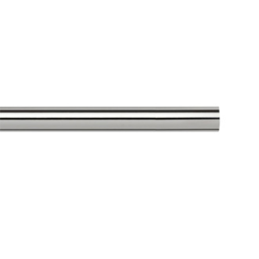 28mm 1 Pc Eyelet Curtain Pole Various Length Metal Single Piece ...