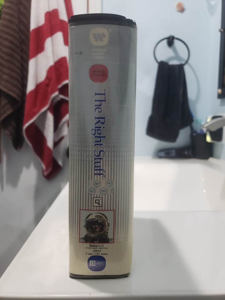 Warner Bros. The Right Stuff (1983) Clam Shell Box VHS Set of 2 | eBay