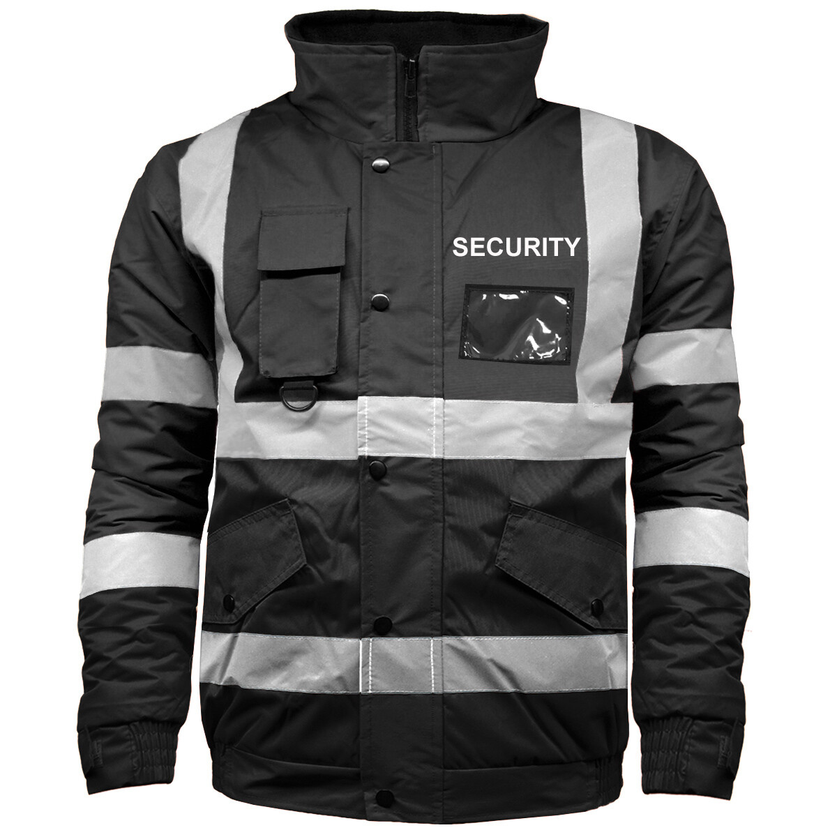 Security Staff Workwear Uniform Hi Vis Coat - Waterproof Workwear ...